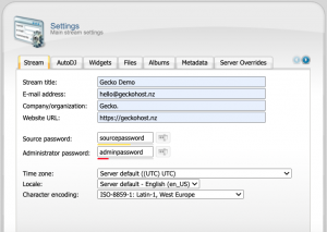 The Complete Login Guide to Shoutcast and Icecast - Gecko Host Help Centre